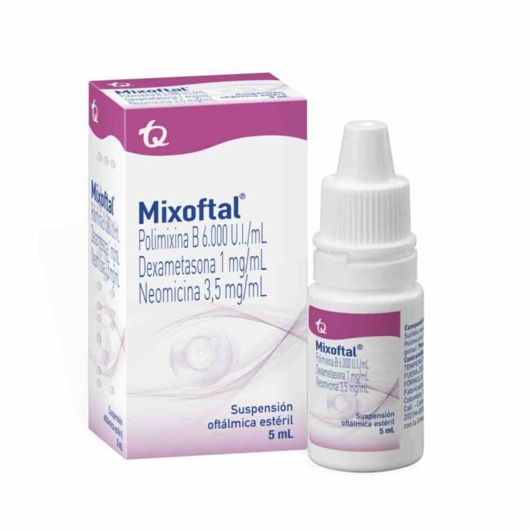 MIXOFTAL GOTAS OFTALMICAS FRASCO X 5 ML (MK) - Droguería Ética