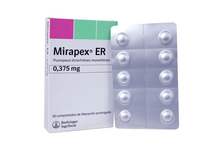 MIRAPEX ER 0.375 MG CAJA X 10 TABLETAS (BOEHRINGER) – Droguería Ética