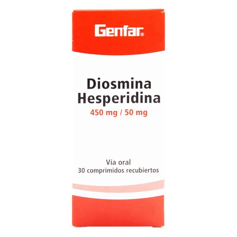 DIOSMINA 500 MG CAJA X 30 TABLETAS (GENFAR) - Droguería Ética