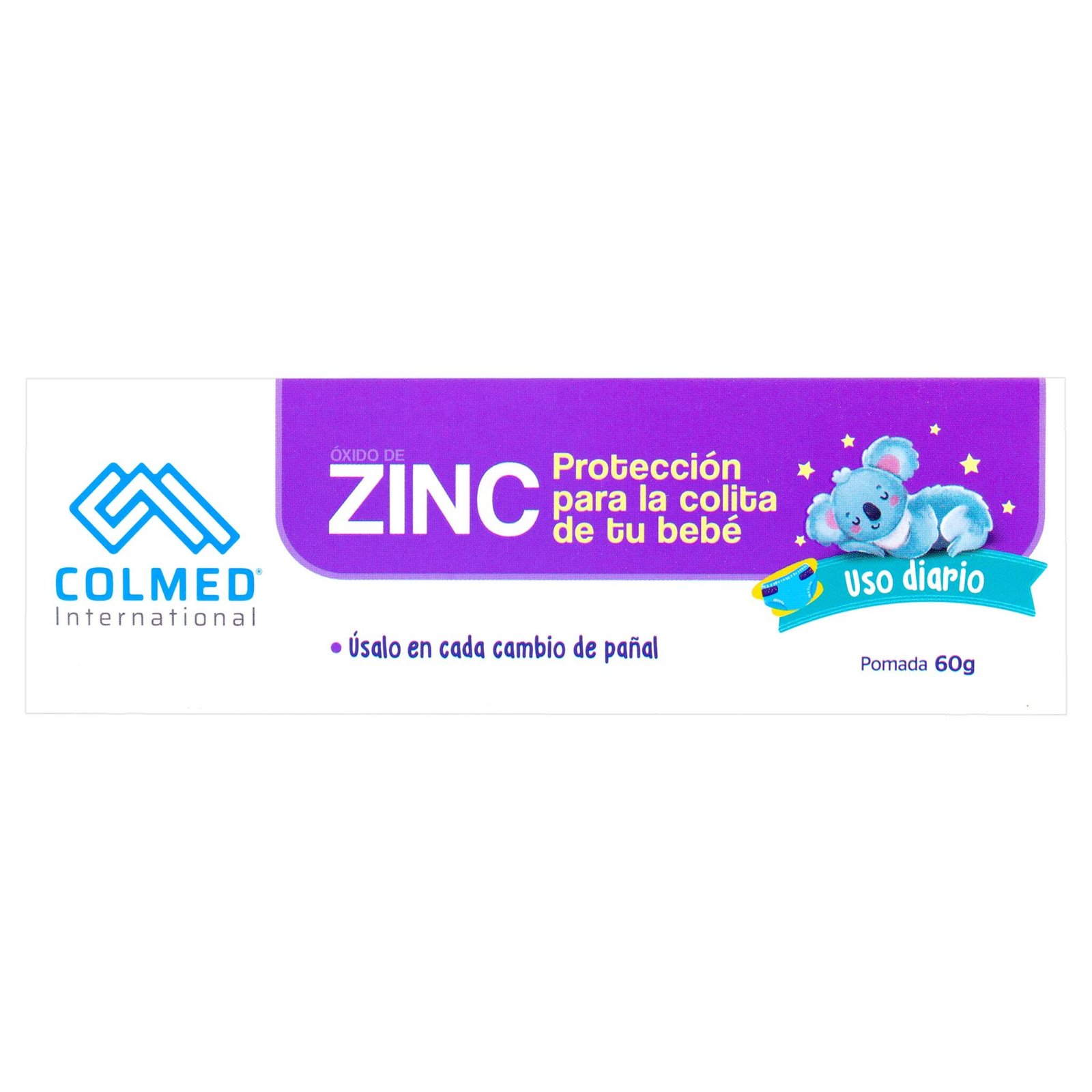 OXIDO DE ZINC POMADA TUBO X 60 GR (COLMED) - Droguería Ética