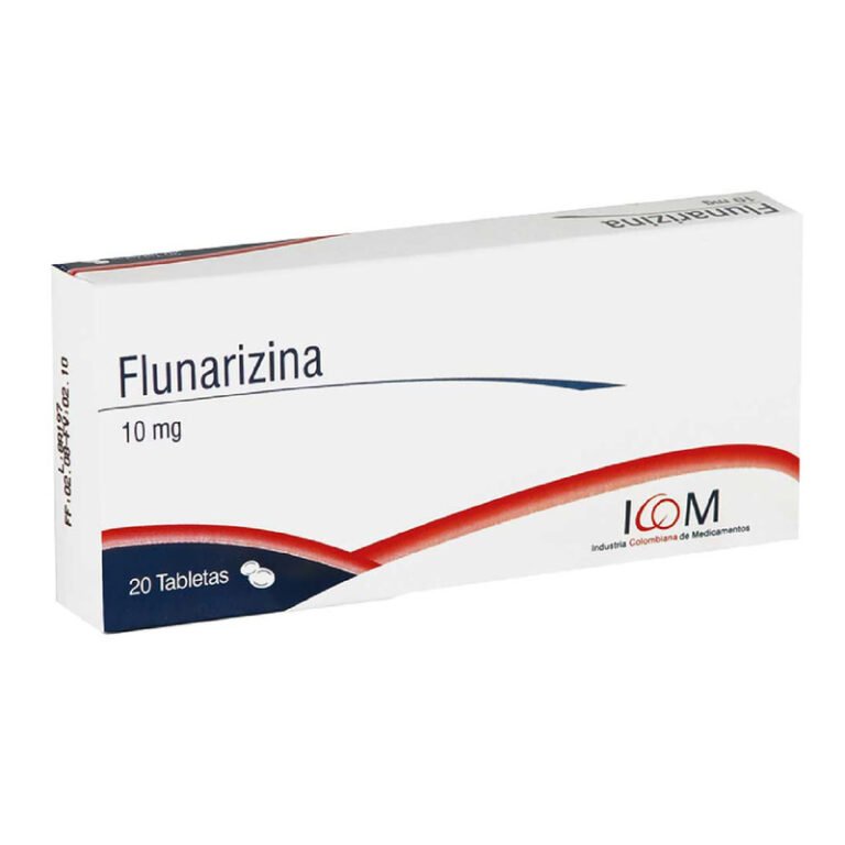 FLUNARIZINA 10 MG CAJA X 20 TABLETAS (ICOM) - Droguería Ética