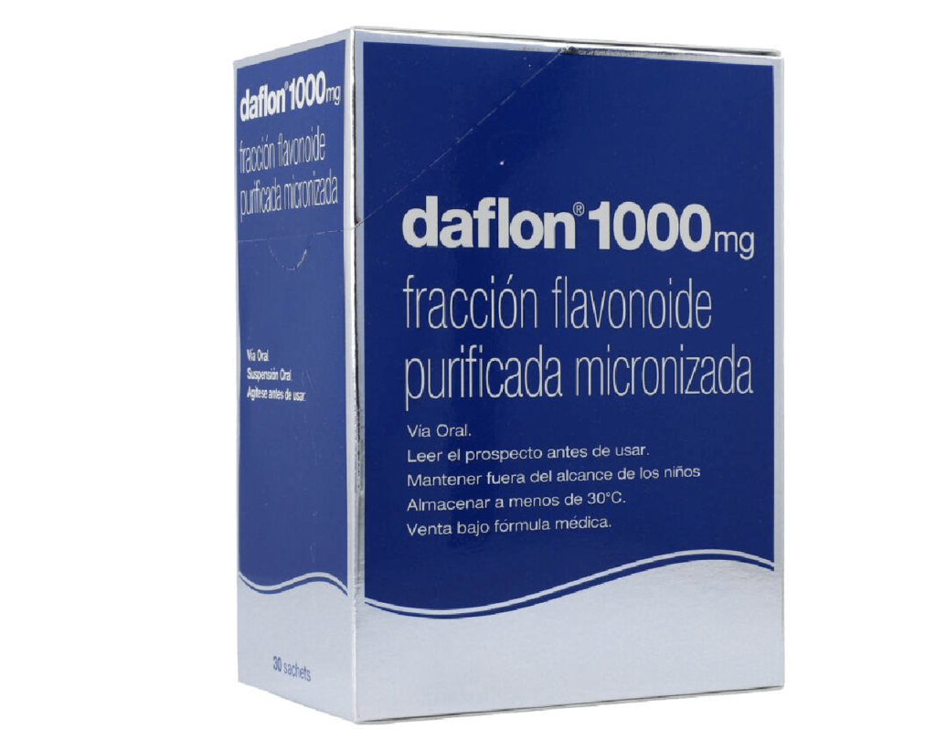 DAFLON 1000 MG CAJA X 30 SACHETS (SERVIER) - Droguería Ética