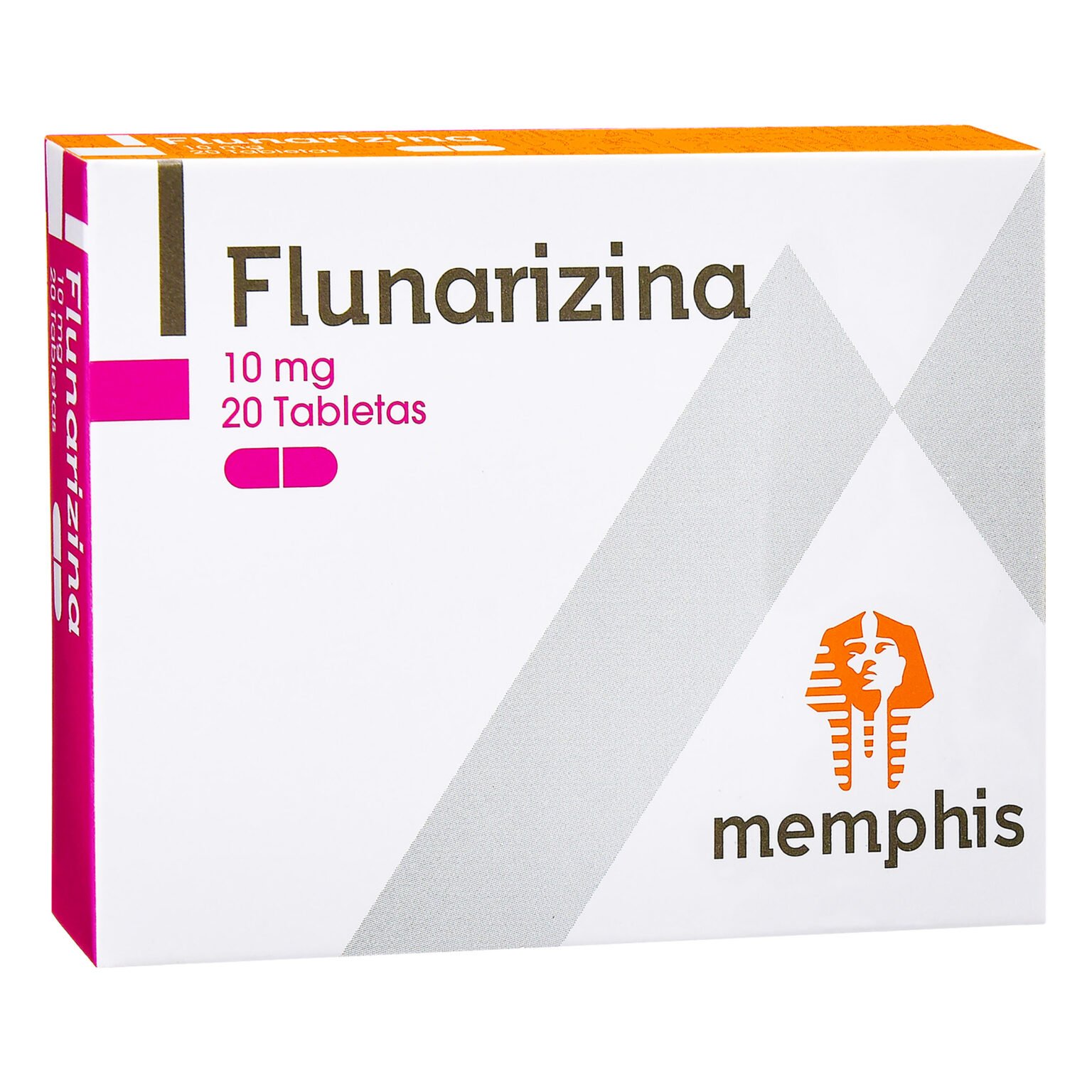 FLUNARIZINA 10 MG CAJA X 20 TABLETAS (MEMPHIS) - Droguería Ética