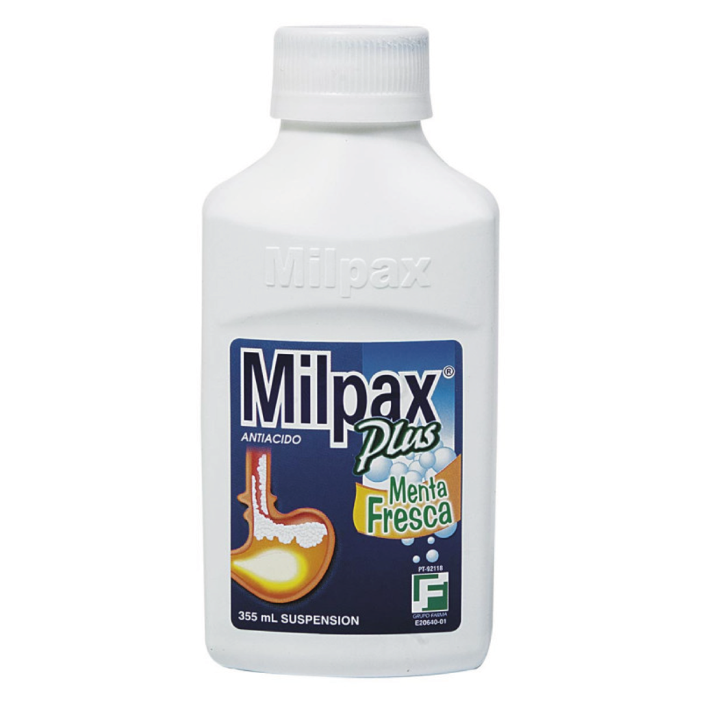 MILPAX PLUS MENTA X 355 ML GRUPO FARMA - Droguería Ética