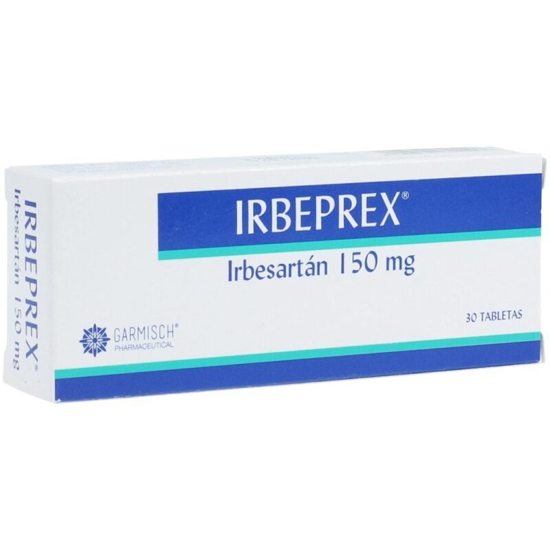 IRBEPREX 150 MG CAJA X 30 TABLETAS (MEGALABS) - Droguería Ética